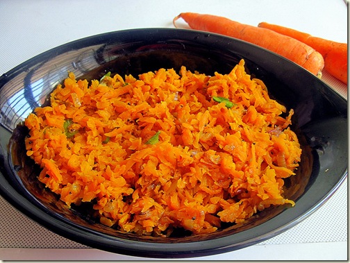 Carrot Puttu Recipe - Chitra's Food Book