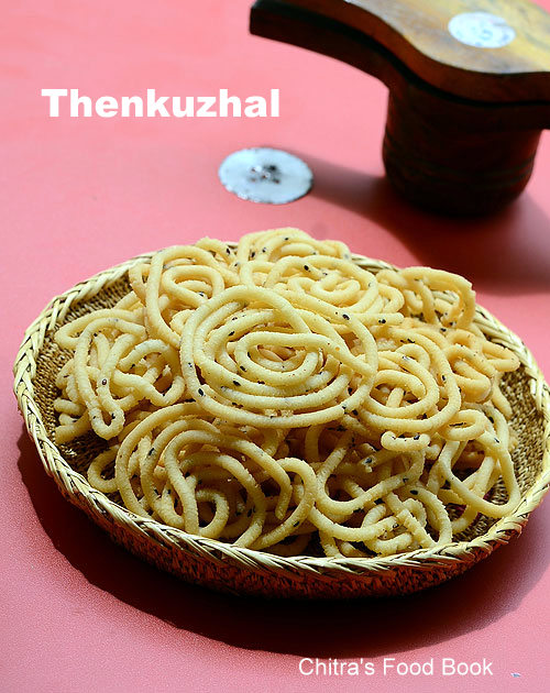 Thenkuzhal Murukku Step By Step Recipe With Video - Diwali Snacks ...