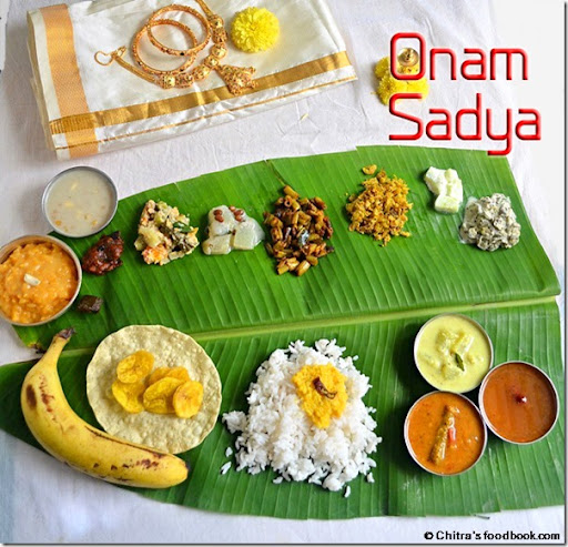 Onam Festival Food | Kerala Onam Sadya Lunch Menu - Chitra's Food Book