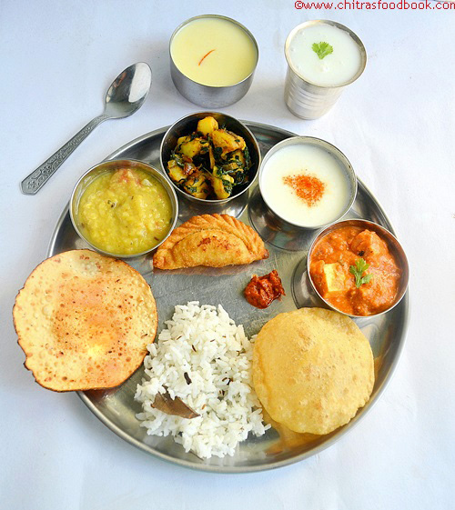 HOLI LUNCH MENU RECIPES | NORTH INDIAN LUNCH MENU - Chitra's Food Book