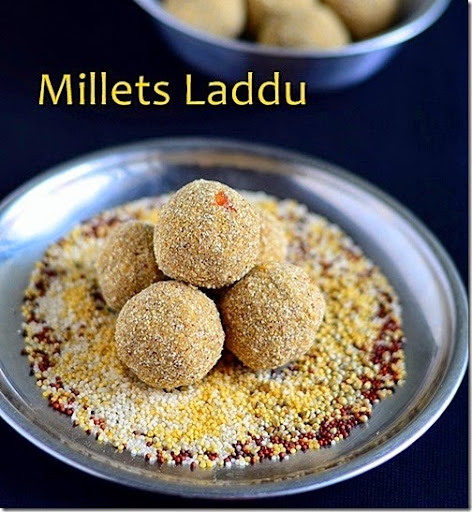 MILLET LADDU RECIPE | MIXED MILLET LADOO - MILLETS RECIPES - Chitra's ...