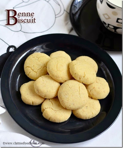 BENNE BISCUIT RECIPE - KARNATAKA IYENGAR BAKERY STYLE BISCUITS - Chitra ...