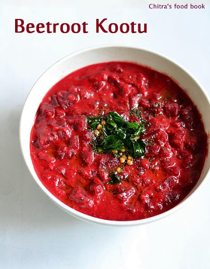 Beetroot Kootu Recipe-Side dish For Rice - Chitra's Food Book