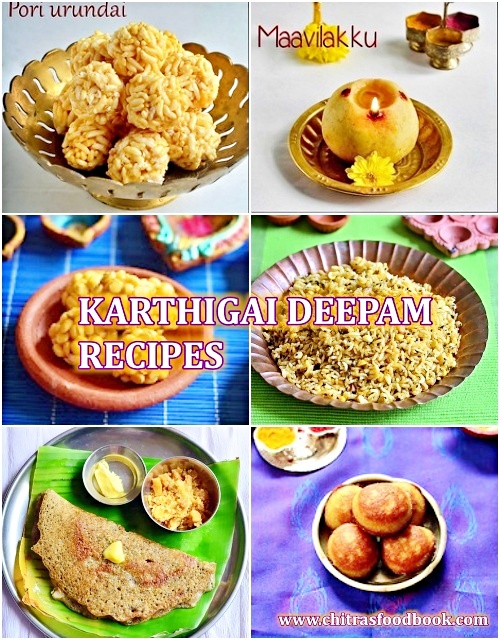 Karthigai Deepam Recipes 2025 (with video) - Chitra's Food Book
