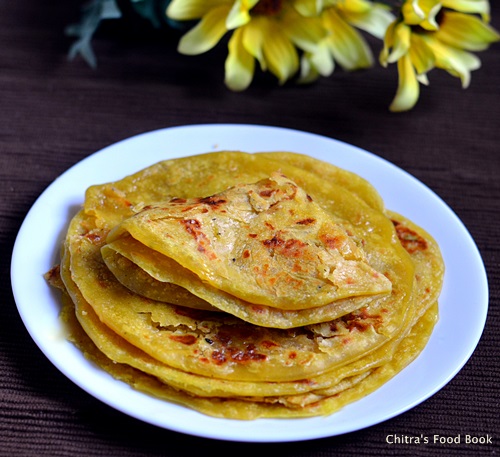 Karnataka Style Holige | Obbattu | Puran Poli Recipe - Chitra's Food Book