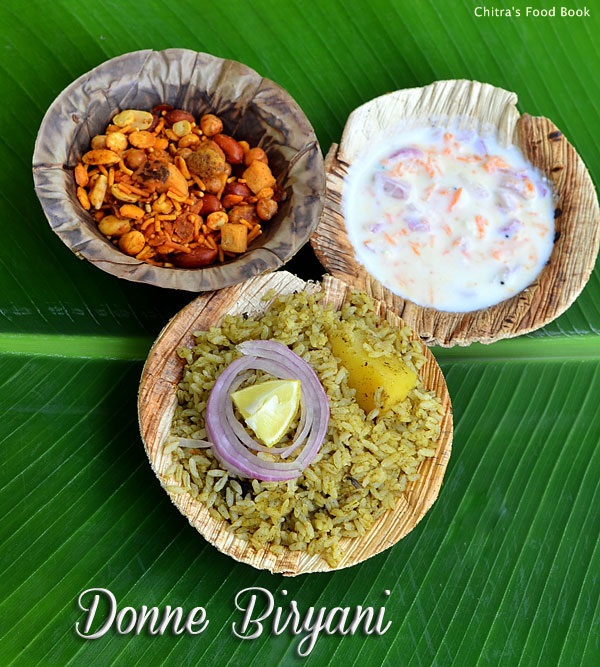 Vegetable Donne Biryani Recipe-Sunday Lunch Recipes-16 - Chitra's Food Book