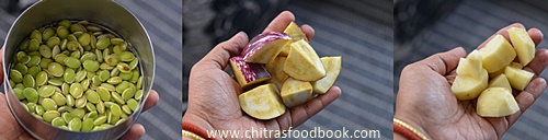 Avarekalu Huli Recipe – Hyacinth Beans Gravy–Karnataka Recipes - Chitra ...
