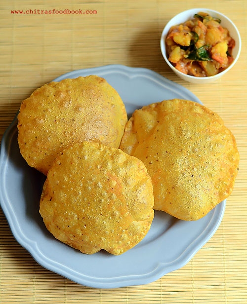 Masala Poori Recipe – Gujarati Masala Puri - Poori Varieties - Chitra's ...