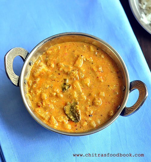 Vazhaithandu Kuzhambu Recipe – Banana Stem Gravy–Valaithandu Recipes ...