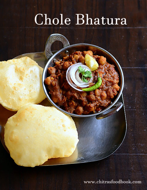 How To Make Chole For Bhature & Puri – Chole Recipe Video - Chitra's ...