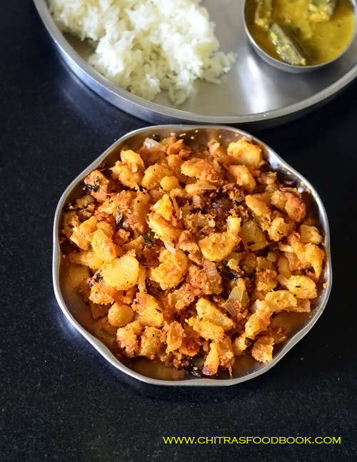 Mullangi Poriyal - Radish Stir Fry Recipe - Mullangi Palya - Chitra's ...