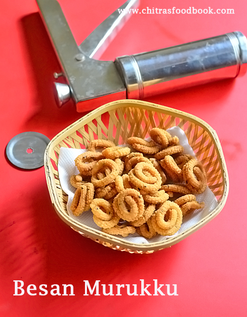 Mini Besan Murukku Recipe – Kadalai Maavu Murukku - Small Murukku ...