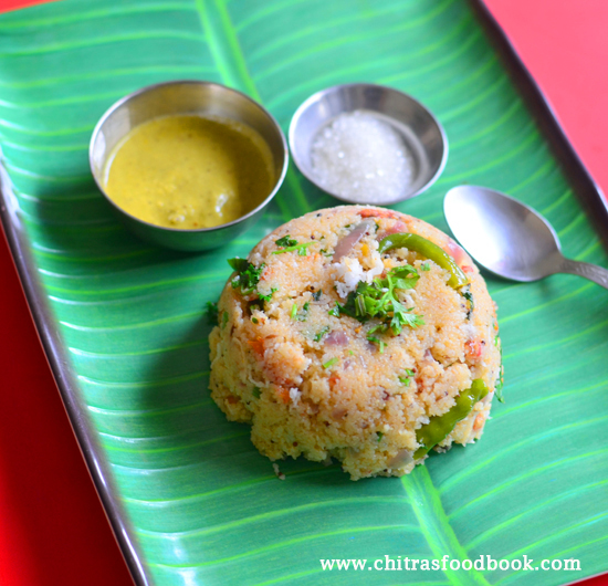 Bansi Rava Upma – Karnataka Bansi Rava Uppittu Recipe - Chitra's Food Book