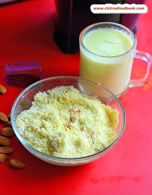 Homemade Badam Milk Powder Recipe – Badam Drink Mix Without Sugar ...