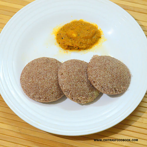 Instant Ragi Idli – Ragi Rava Idli | Ragi Sooji Idli Recipe - Chitra's ...