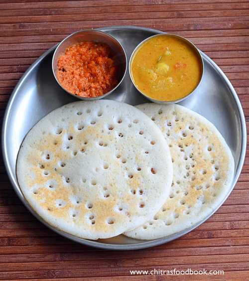 Set Dosa Without Curd–Sponge Dosa Recipe - Chitra's Food Book