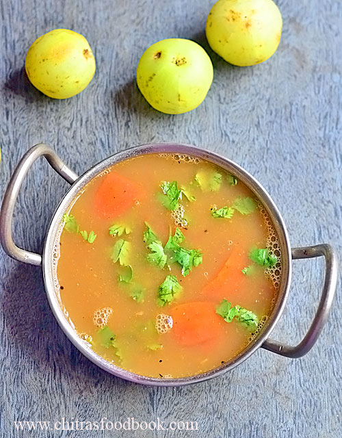 Gooseberry Rasam Recipe | Nellikai Rasam Recipe | Amla Rasam Recipe ...