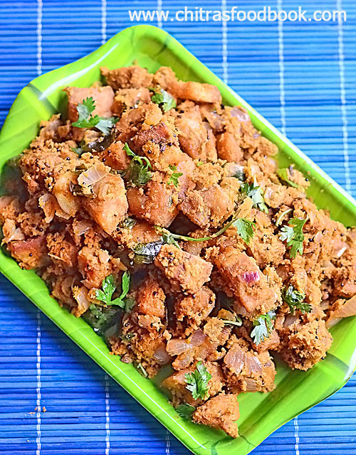 Kalyana Veetu Vazhakkai Varuval Recipe – Marriage style Raw banana fry ...