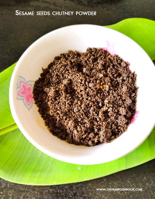 Karnataka style Ellu Pudi | Sesame Seeds Chutney Powder Recipe For Rice ...